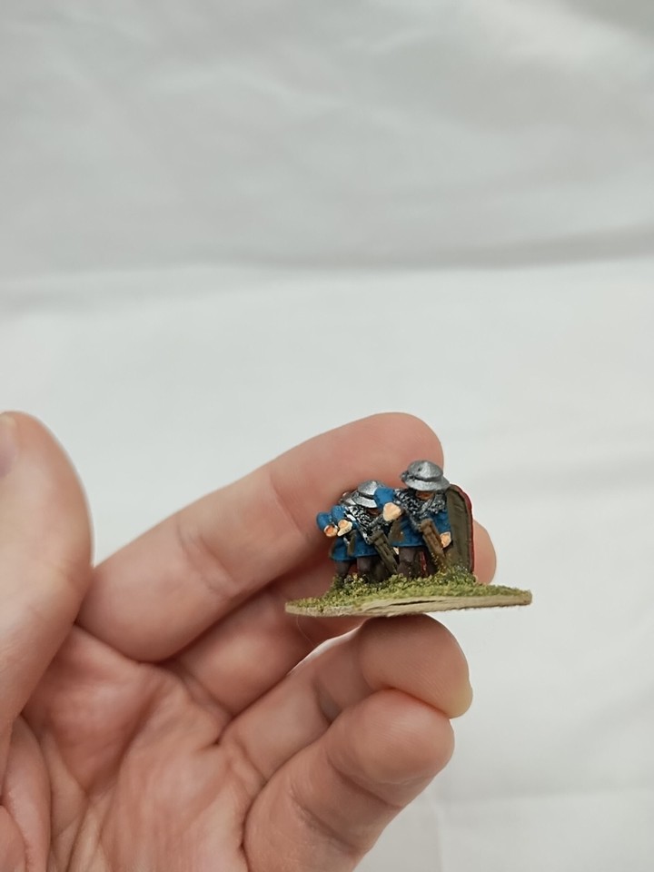 Lot Of (4) 15MM Late Medieval Shield Infantry Wargaming Miniatures ...