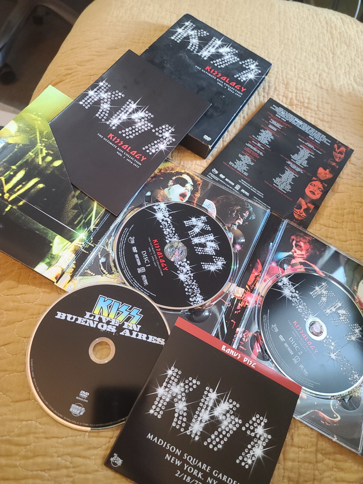 Kissology 2 Disc DVD Set Ultimate Kiss Collection 1974-1977 Volume 1 ...