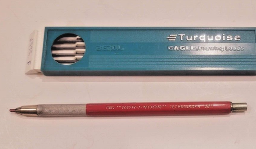 KOH-I-NOOR Technigraph 5611 Mechanical Pencil Lead Holder Drafting Red ...