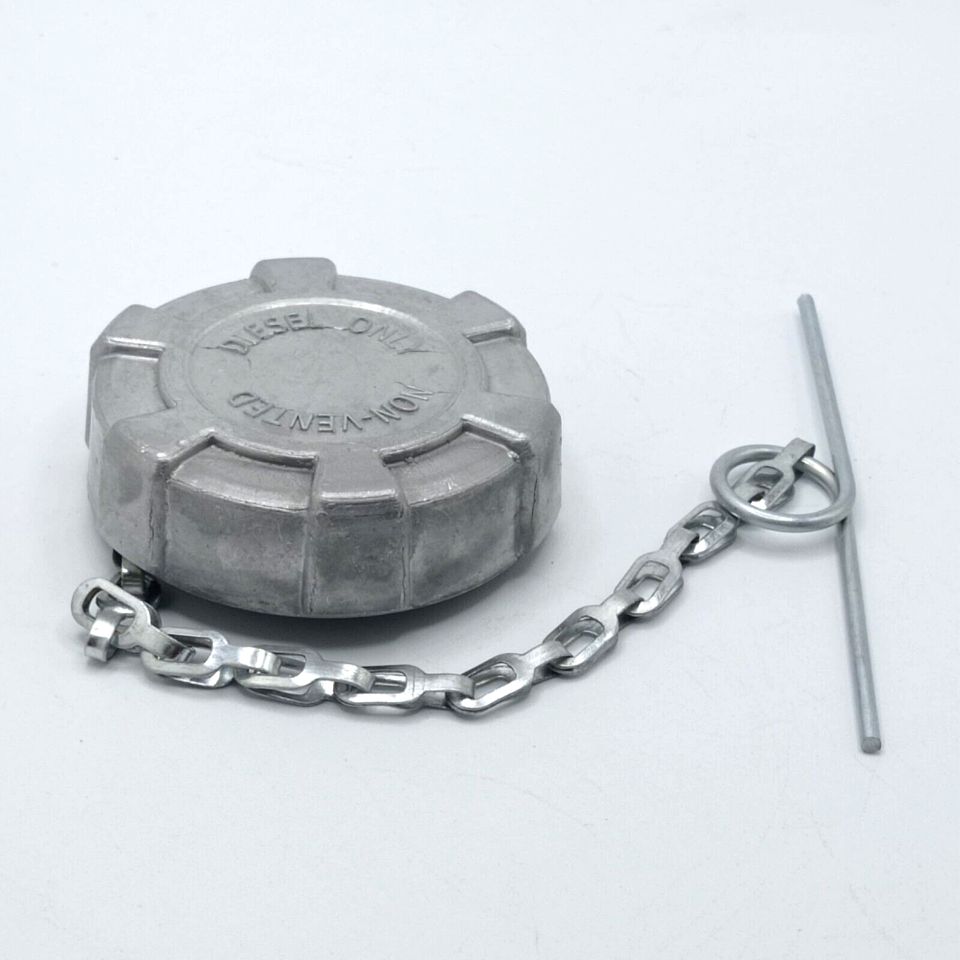 2 1/5" Fuel Cap Assy Alum Non Locking & Chain for International Ford ...