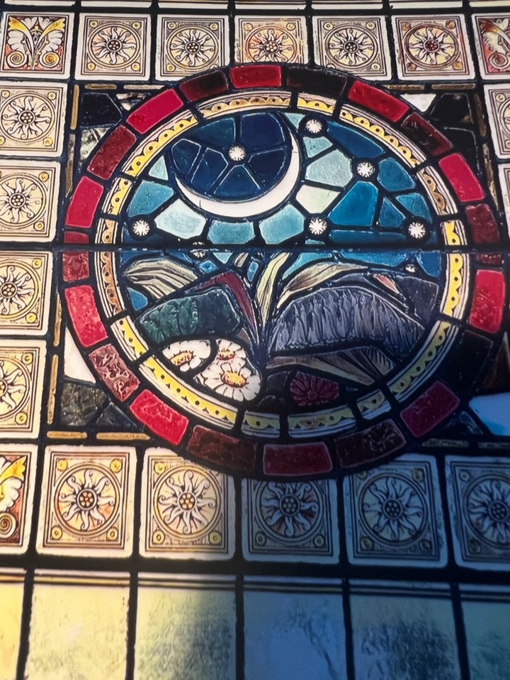 Exceptional Daniel Cottier stained glass window | eBay