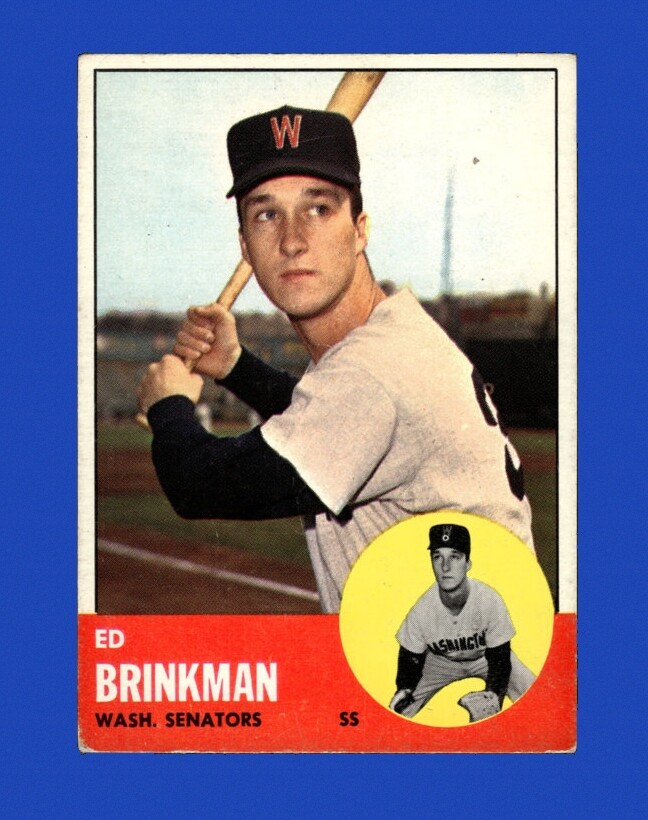 1963 Topps Set-Break #479 Ed Brinkman VG-VGEX *GMCARDS* | eBay