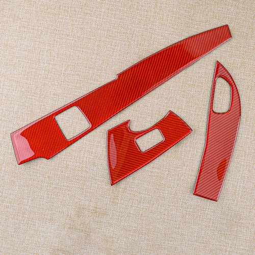 Carbon Fiber Window Switch Cover Trim Fit for Chevrolet Corvette C7 14 ...