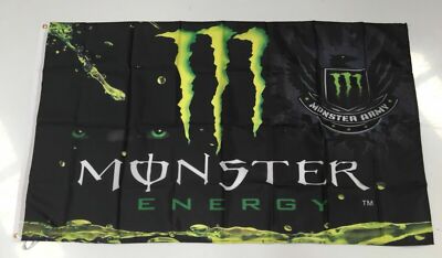 MONSTER Energy Style 1 Banner Flag - Racing Motorbike Motor Cycle Bike ...