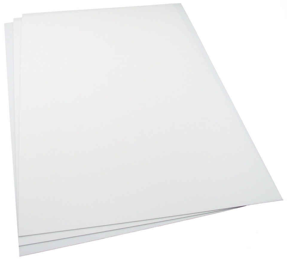 Plasticard Plastic Model Building Card Styrene White Black Clear 9 inch ...