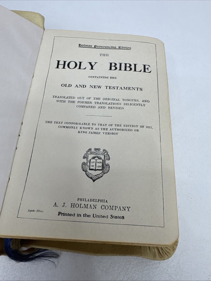 Holy Bible Order Of Eastern Star, A. J. Holman Company 1941 | eBay