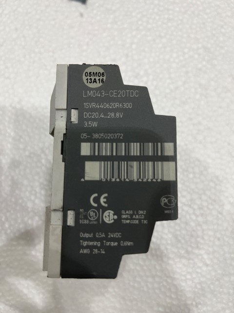 ABB LM043-CE20TDC LOGIC RELAY 1SVR440620R6300 24VDC() * * for sale ...