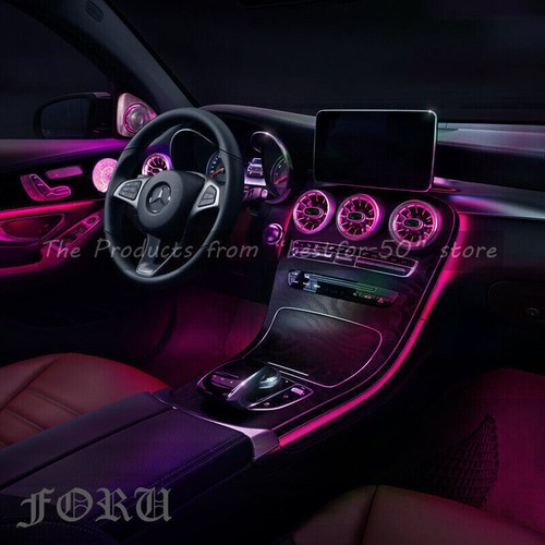 64 Colors W205 Ambient Light Air Vent Dash Grill For Mercedes C300 C43 ...