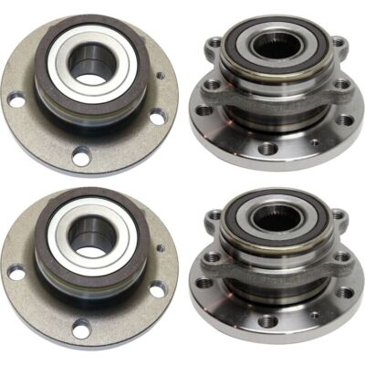 FWD 4pcs Rear Front Wheel Bearing Hub for VW Passat Jetta Tiguan Audi ...