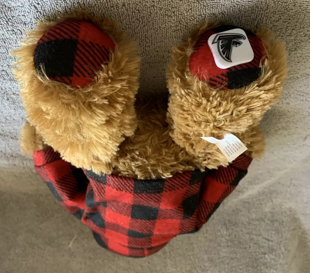 Atlanta Falcons Plush Bear 12” Plush Teddy In Hoodie NFL Football Good ...