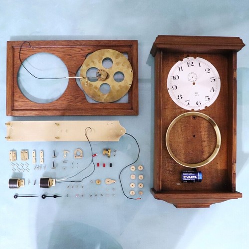 ATO HALLER & BENZING Antique Wall TOP Clock 1920s Electric SUPER RARE ...