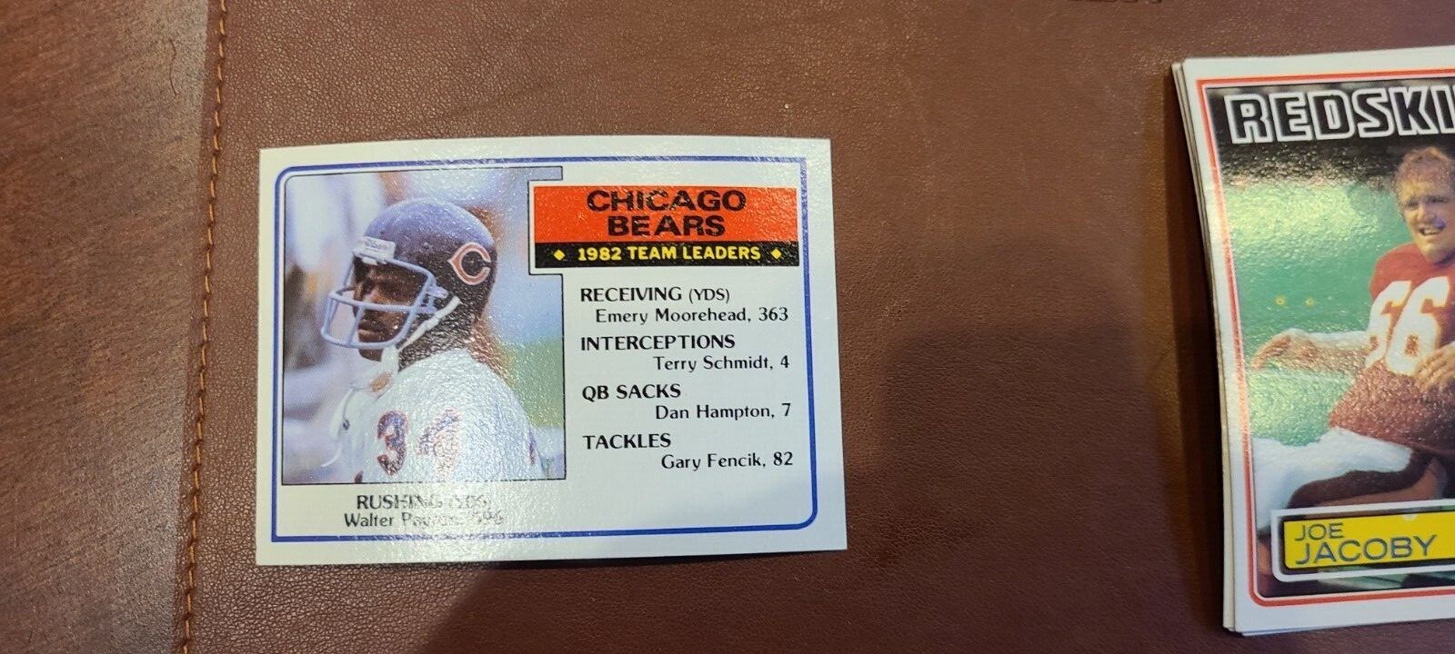 1983 Topps Chicago Bears Team Football card #28 Walter Payton | eBay