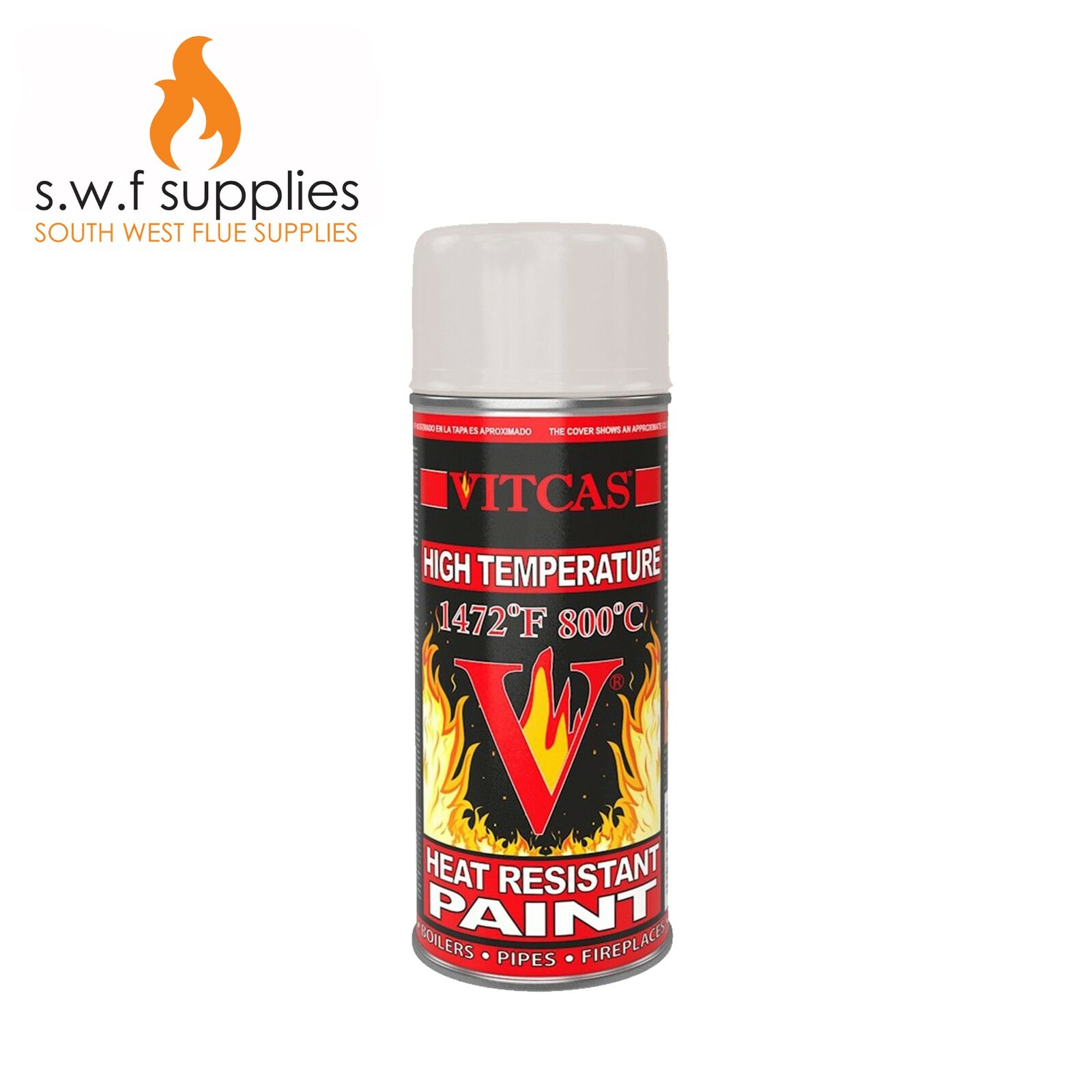 Vitcas High Temperature Spray Paint For Stoves Ovens Cookers Heat ...