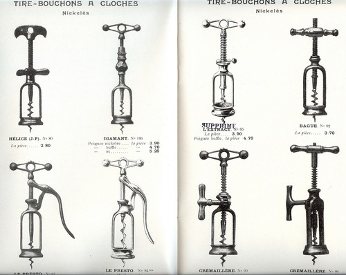 TIRE-BOUCHON CATALOGUE PERILLE 1924 Fils PERILLE (1903-1925) CORKSCREW ...
