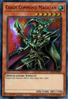 Chaos Command Magician - LDS3-EN083 - Ultra Rare (RED) | eBay Australia