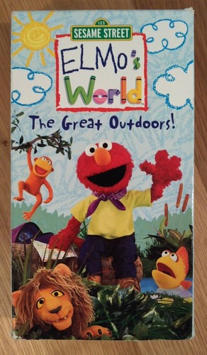 Elmo's World The Great Outdoors! VHS 03 Sesame Street Elmos Fish ...