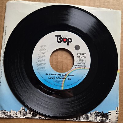 LOVE COMMITTEE Darling Come Back Home PROMO 45 7" Record Vinyl Records ...