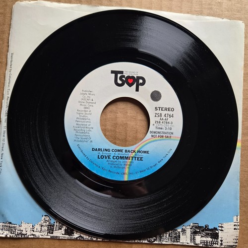 LOVE COMMITTEE Darling Come Back Home PROMO 45 7" Record Vinyl Records ...