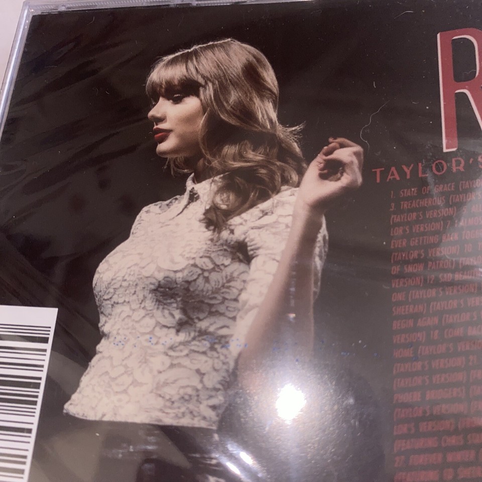 Taylor Swift Red TV (Taylor’s Version) Signed, Factory Sealed CD ...
