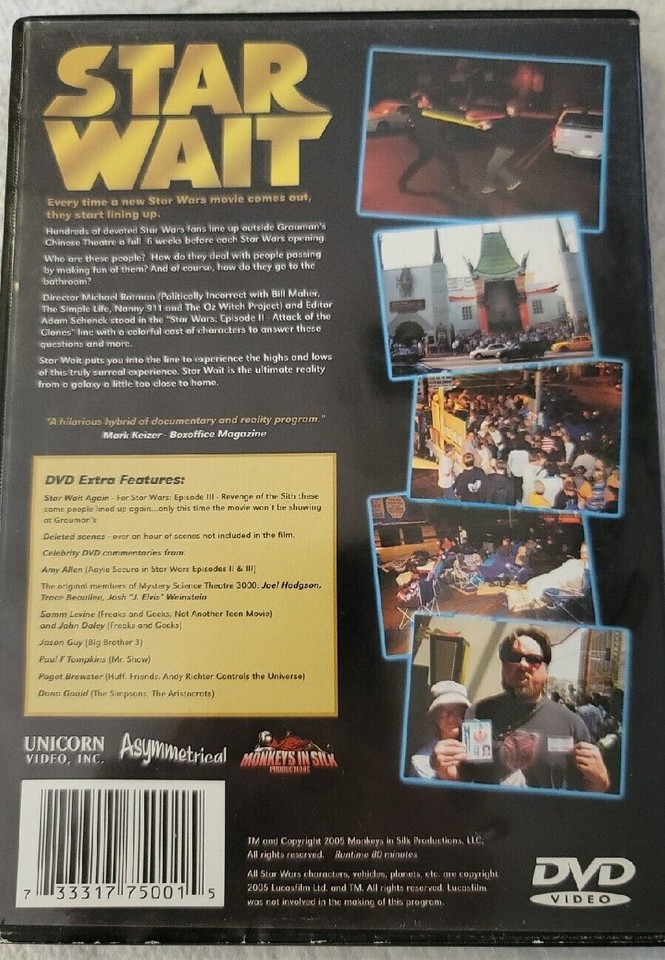 Star Wait (DVD, 2006) 733317750015| eBay