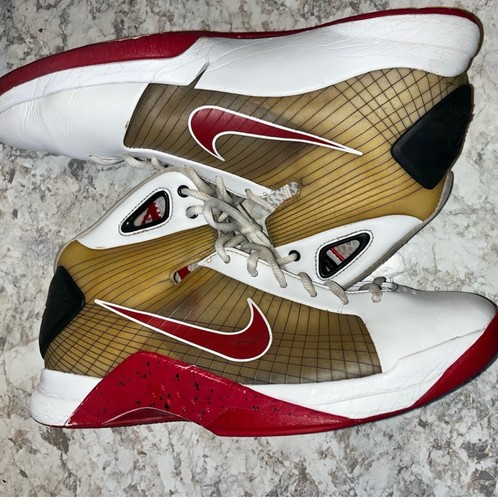 Nike Hyperdunk 2008 White Red Gold Basketball Shoes Men’s Size 10.5 ...