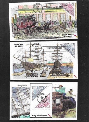 US FDC FIRST DAY COVERS COLLECTION HAND COLORED BY DYNAMITE LOT OF 10 ...