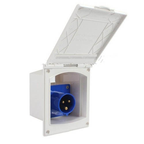 220V 240V Marine Power Outlet Socket with Cover and Quick Installation ...