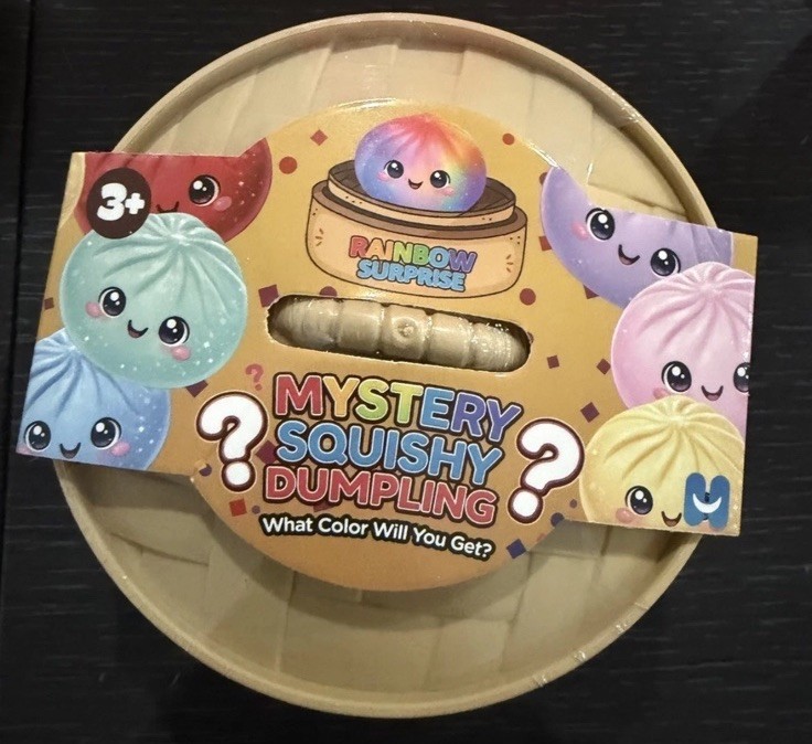 NEW* Squishy Bun Viral Rainbow Mystery Dumpling Sealed CHANCE OF CHASE ...