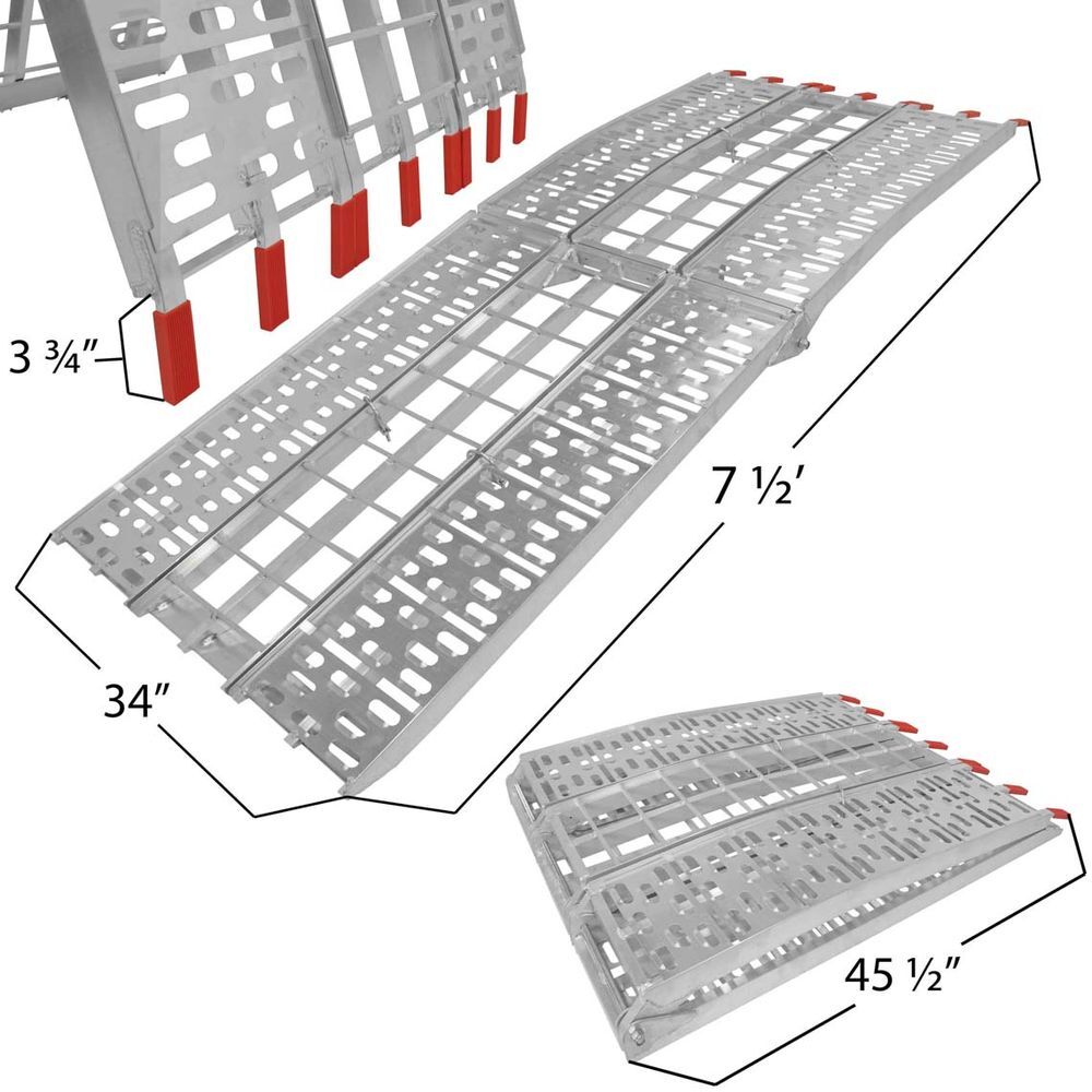 Titan Ramps 7.5' Motorcycle Loading Ramps - 1,000 lb. Capacity | eBay
