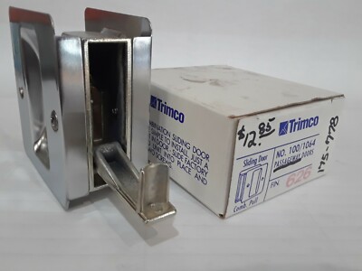 TRIMCO 100/1064 Passage Pocket Door Pull - 626 Satin Chrome - New Old ...