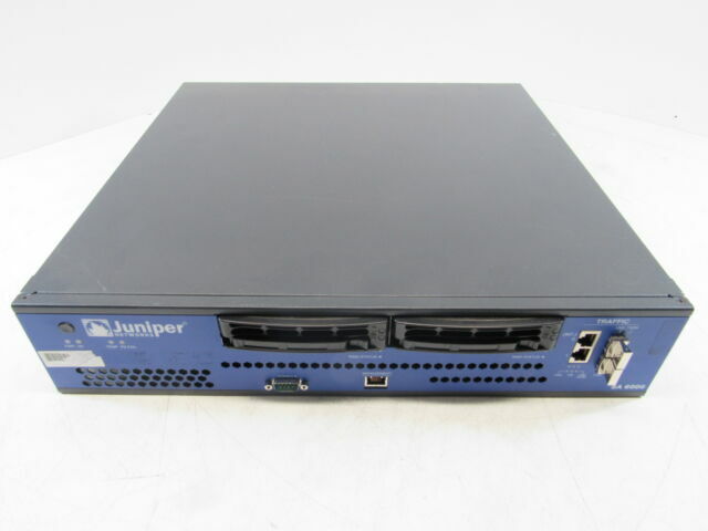 Juniper SA6000 Network Secure Access Appliance 2 X 80gb HDD for sale ...