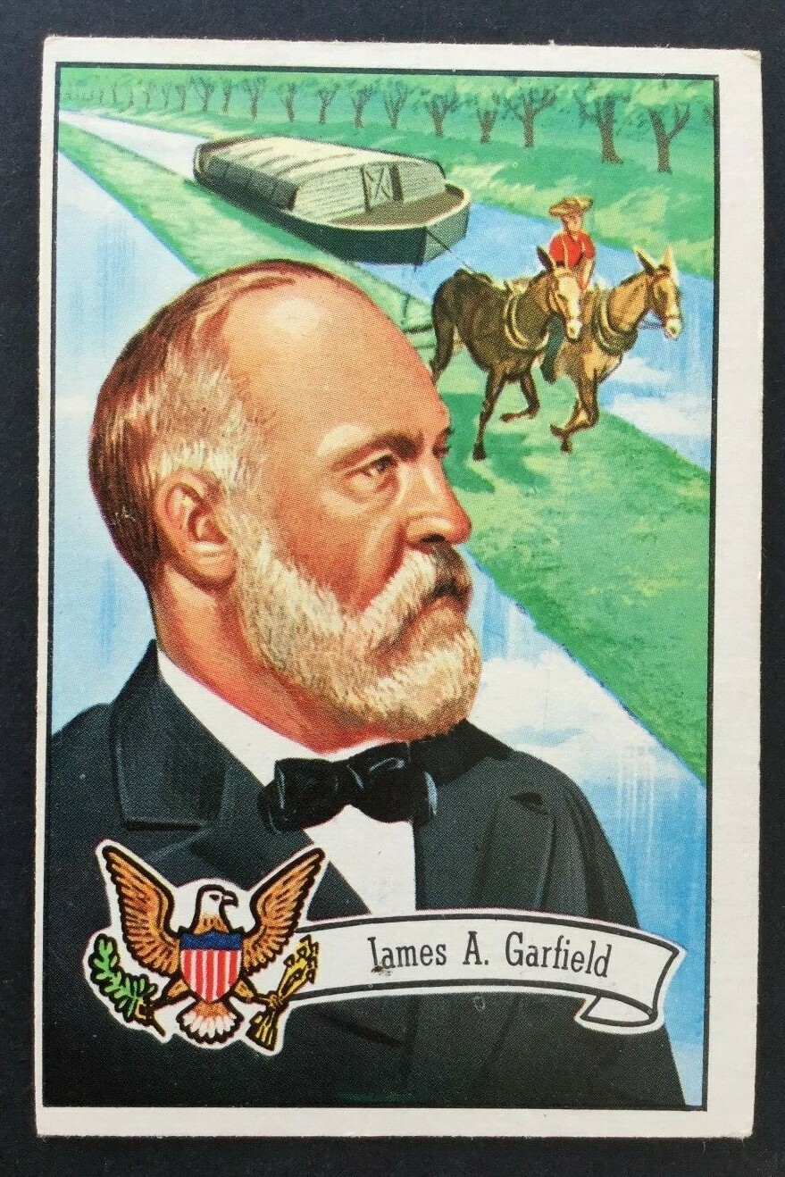 1956 Topps #23 James A. Garfield U.S. President Card | eBay