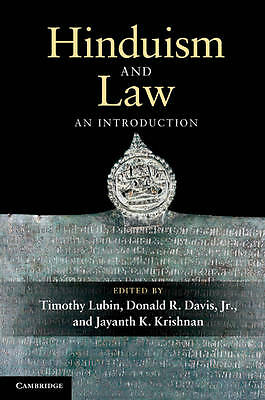 Hinduism and Law: An Introduction by Jayanth K. Krishnan, Timothy Lubin ...