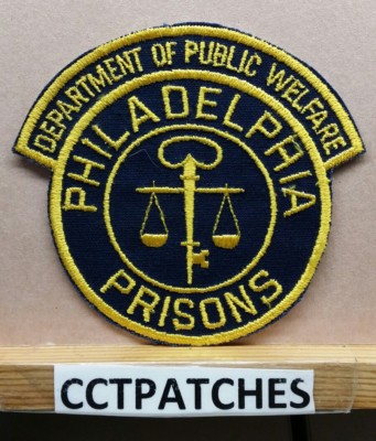 PHILADELPHIA, PENNSYLVANIA PUBLIC WELFARE PRISONS (POLICE) SHOULDER ...