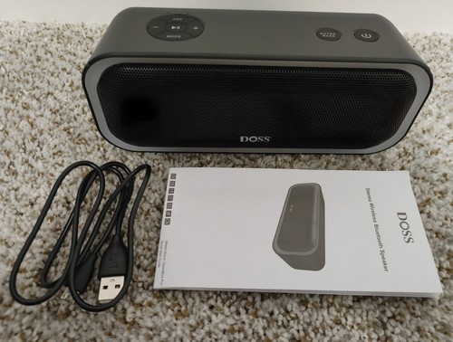 DOSS SoundBox Pro Bluetooth Speaker + Wireless Speaker Black Multi ...