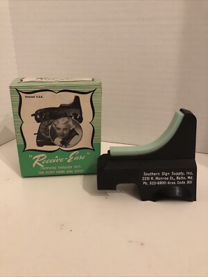 Vintage Receive-Ease Telephone Shoulder rest Type F-1 French Telephone ...