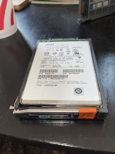 EMC D3-2S12FX-1600 1.6TB 2.5" SFF 12Gb Flash SAS Internal SSD for Unity ...