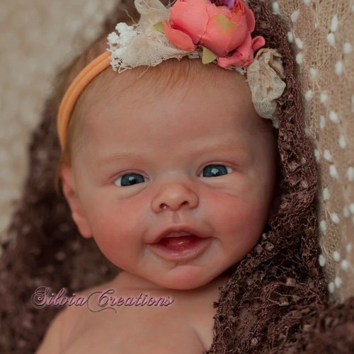 17" Reborn Doll Kit Blossom Engraved Name and COA Reborn Baby Vinyl ...