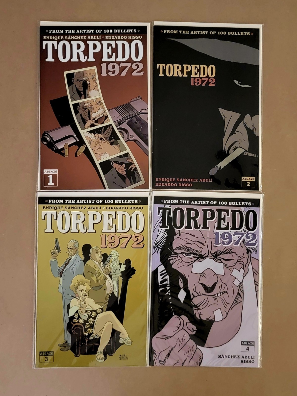 Torpedo 1972 #1-4 Enrique Sanchez Abuli Eduardo Risso Ablaze Complete Set 2 3 | eBay