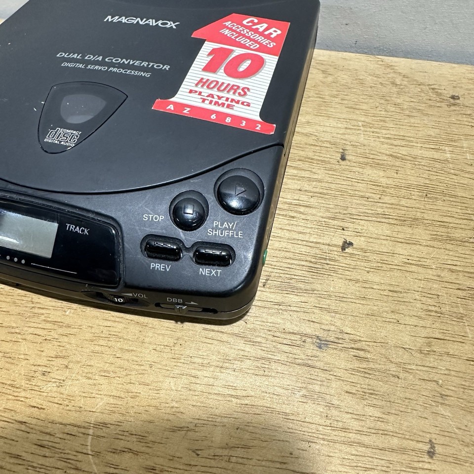 Magnavox AZ 6832CS/37 Portable CD Player DBB Tested & Works | eBay