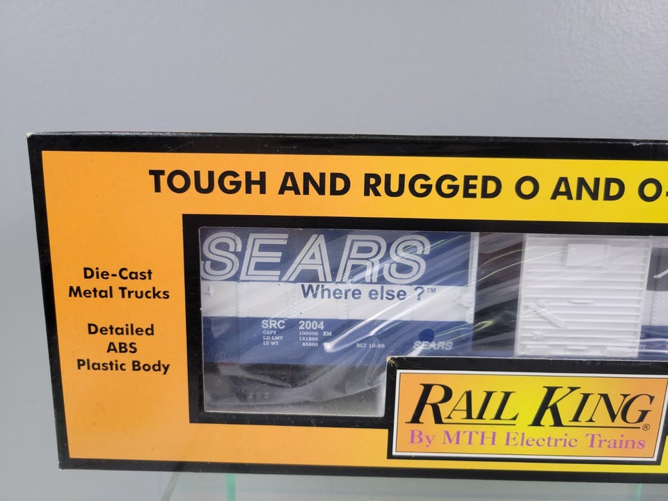 Rail King by MTH Electric Trains Sears box Car O Gauge New In Box | eBay
