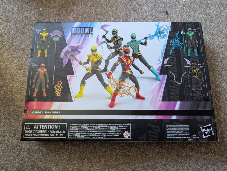 Power Rangers Lightning Collection Omega Rangers Boxset Hasbro | eBay UK