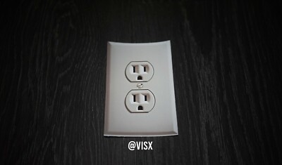 Fake Outlet Plug Sticker Decal Funny wall vinyl Prank meme Weatherproof ...