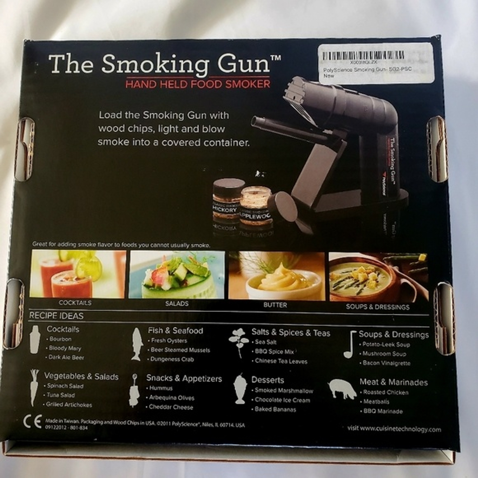 New in Open Box Polyscience The Smoking Gun Hand Held Food Smoker | eBay