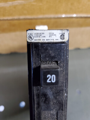 TB120TB SWD Circuit Breaker 20 Amp 120 / 240 Volt Single Pole HACR Type ...