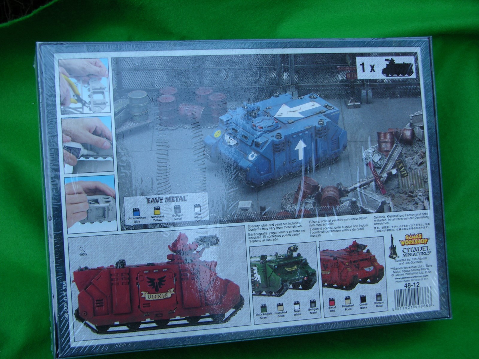 WH40K SPACE MARINE RHINO, BOX SET, BNIB, SEALED | eBay