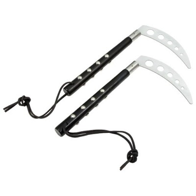 Black Studded Competition Kamas Weapon For Martial Arts Karate Training ...