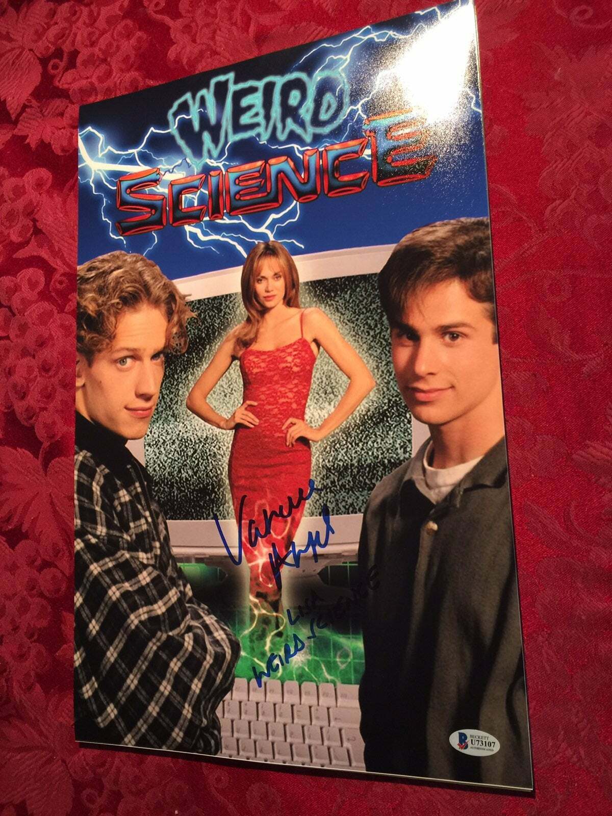 Weird Science poster signed Vanessa BAS | eBay