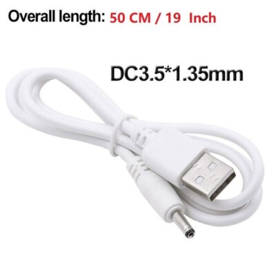 2PK USB To DC 3.5V Charging Cable Replacement USB Charger Cord Power | eBay