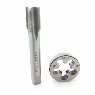 Tap M16×1.0 + 1pc Die M16×1.0 M16 Threaded Metric Right Hand Tap and ...